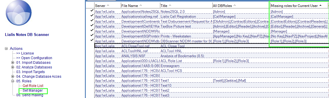 Domino Server Application Scan & Analysis tool
