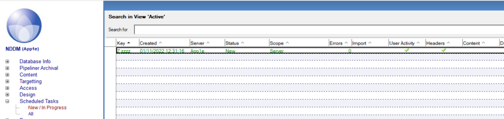 Technical Manual Domino Server Application Scan & Analysis tool