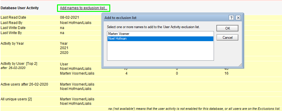 Domino Server Application Scan & Analysis tool