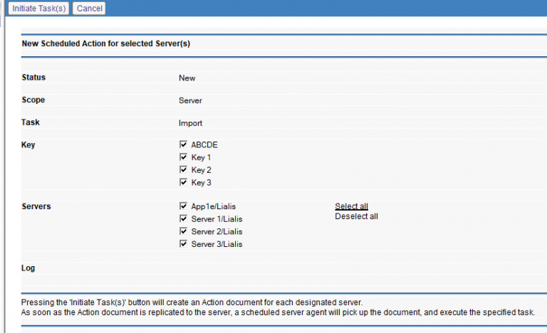 Technical Manual Domino Server Application Scan & Analysis tool