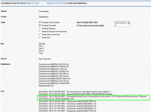 Technical Manual Domino Server Application Scan & Analysis tool