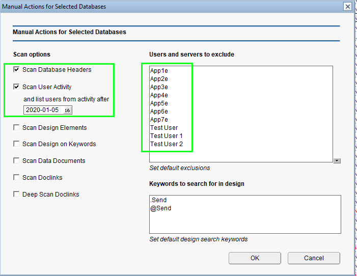 Domino Server Application Scan & Analysis tool